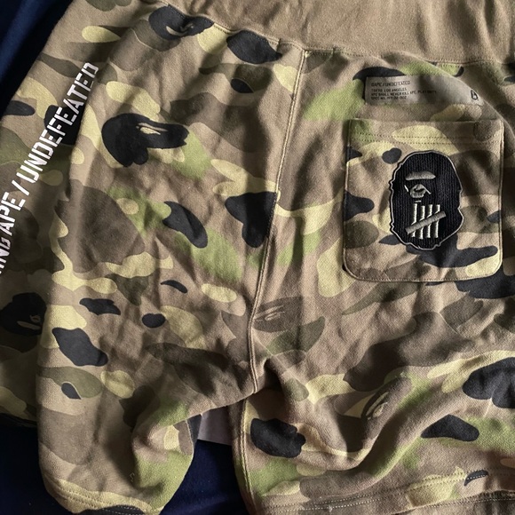 Bape | Shorts | Bape X Undefeated Shorts | Poshmark
